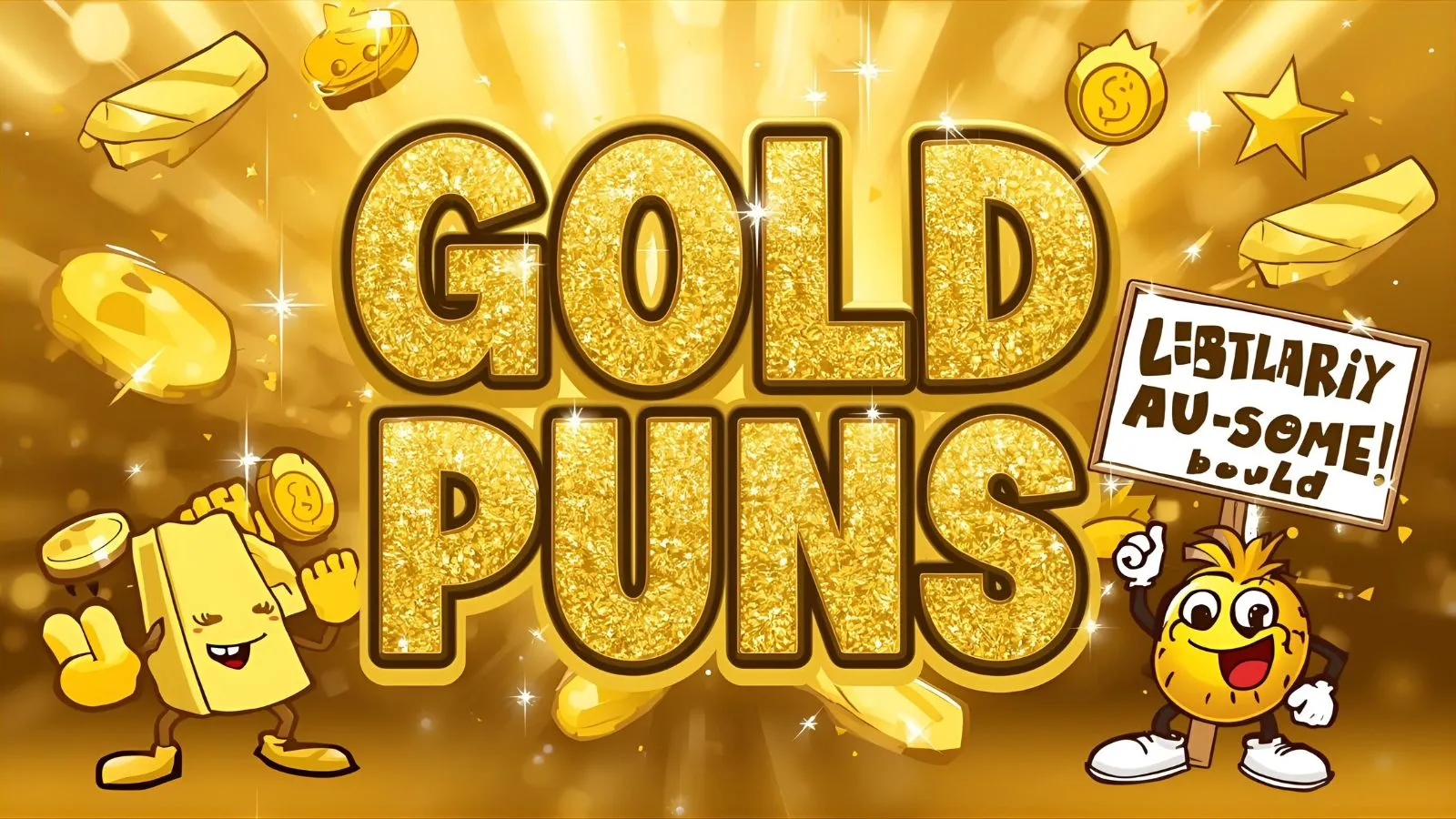 70+ Sparkling Gold Puns for Jokes & Captions 💛